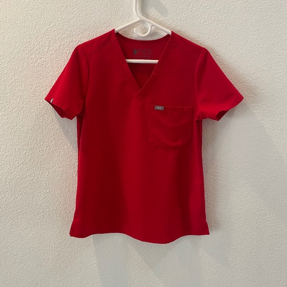 Figs | Tops | Figs Red Set Small Top Small Bottom | Poshmark